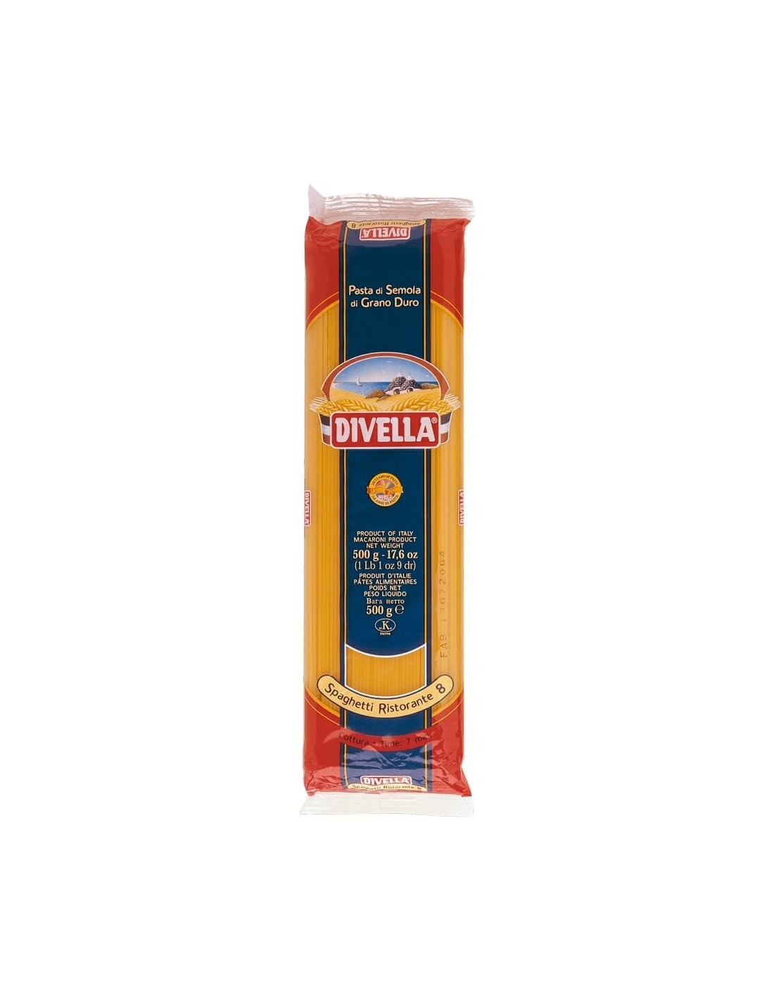 Divella 8 Restaurant Spaghetti - 500 gr - Free shipping delivered to ...
