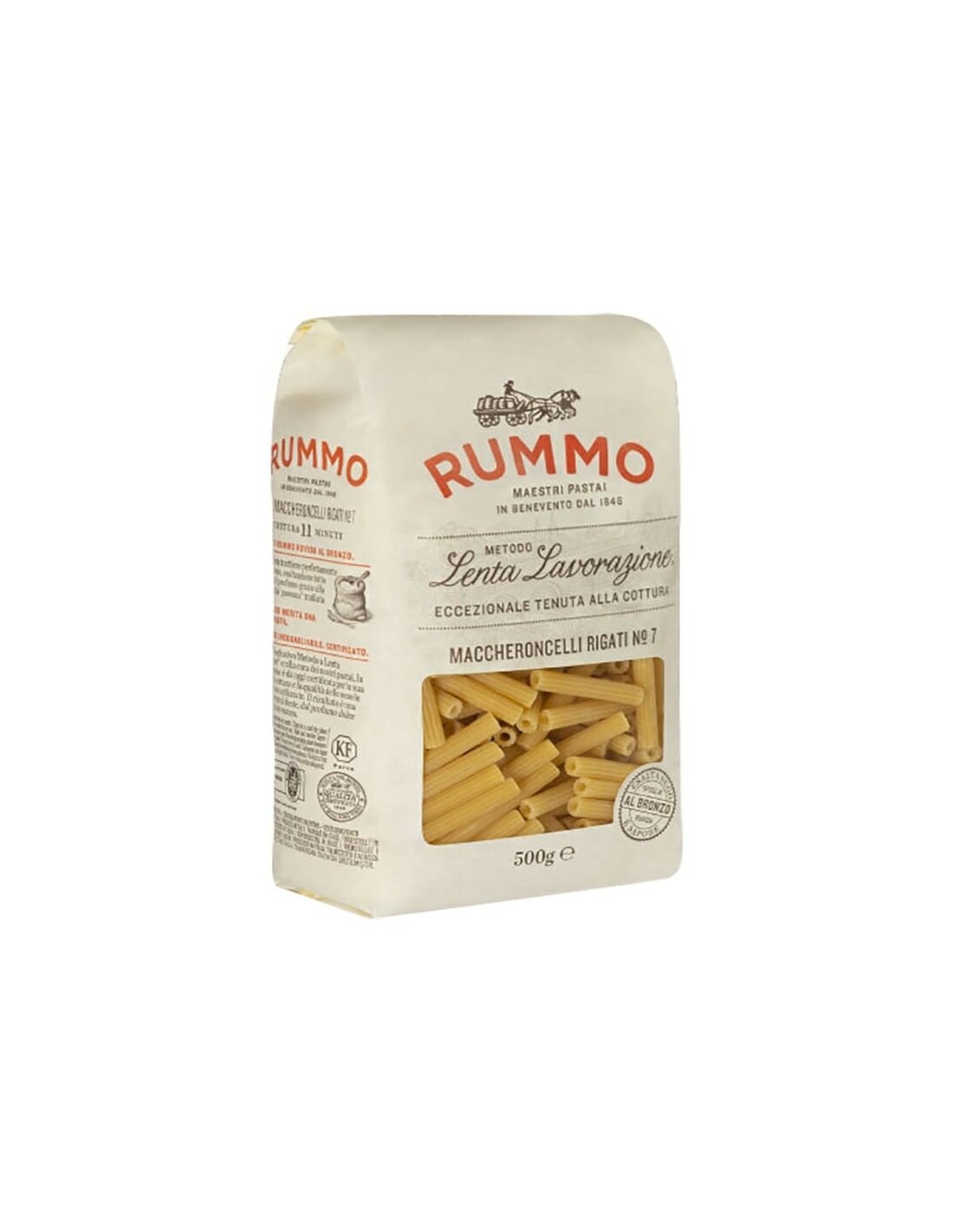 Rummo 7 Maccheroncelli Rigati - 500 gr - Livraison gratuite en EUROPE ...