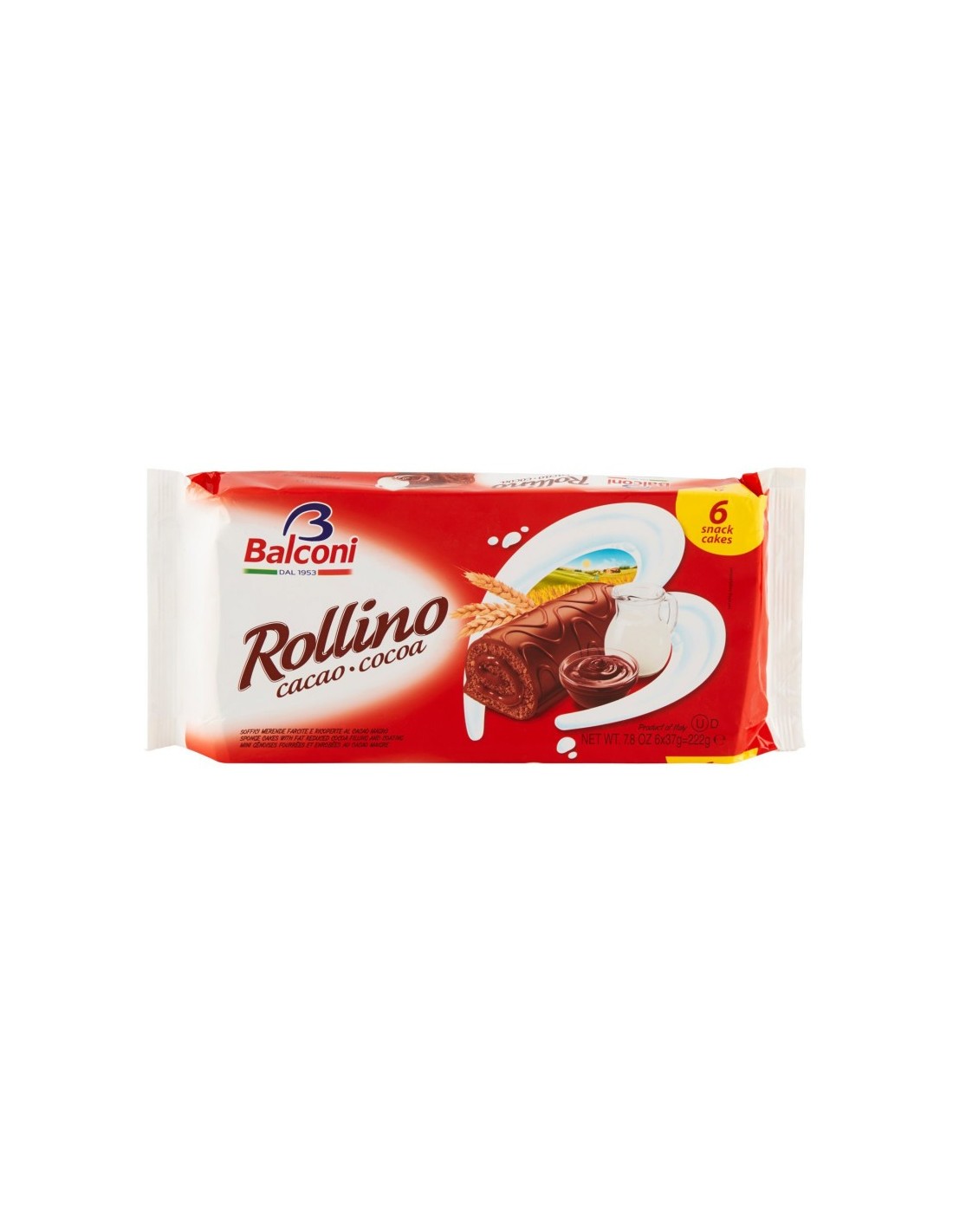 Balconi Cocoa Roll - 222 gr