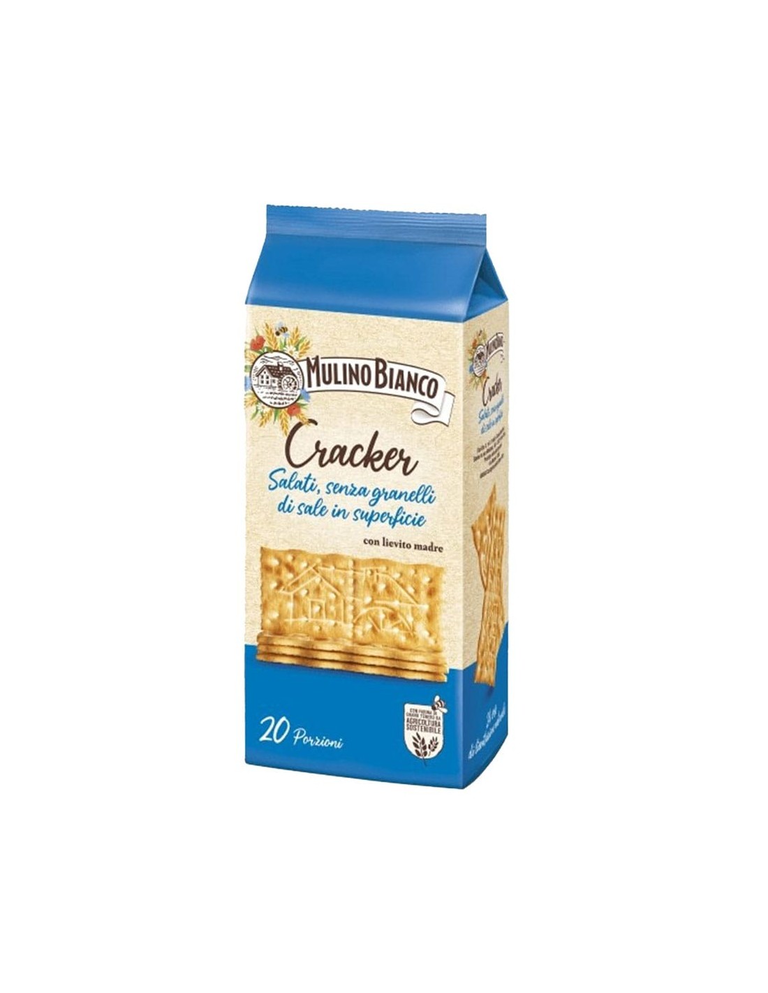 Mulino Bianco Cracker non Salati in Superficie - 500 gr