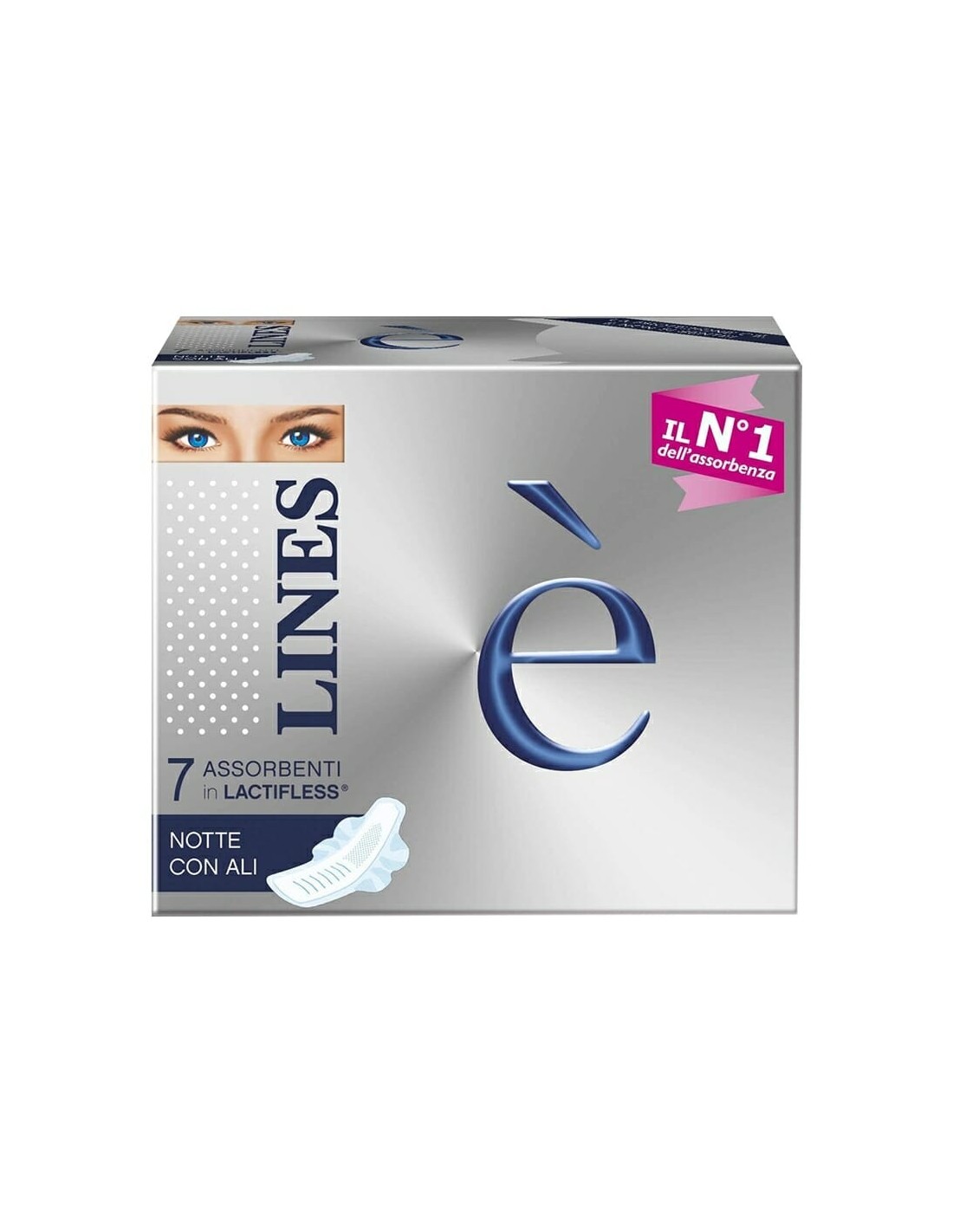 Lines E Long Sanitary Pads With Night Wings - 7 pcs - Free shipping ...
