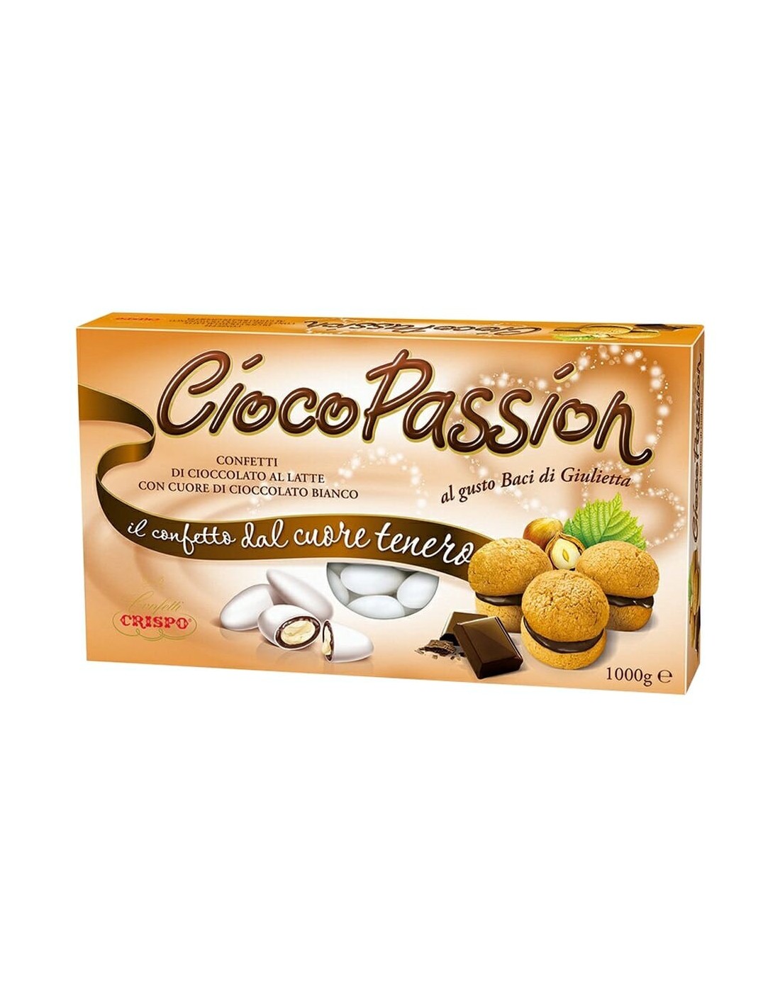 Crispo Schokoladenpassion Confetti Julias Küsse - 1 Kg