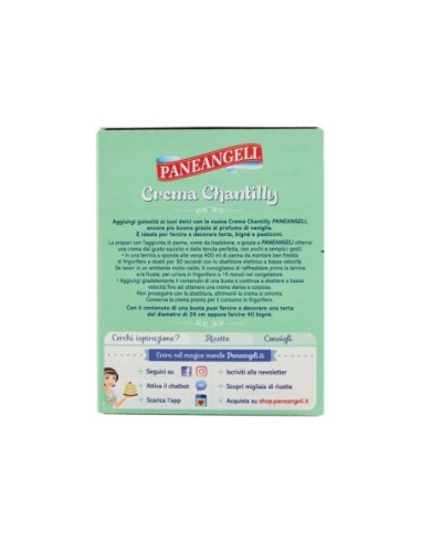 Paneangeli Chantilly Cream - 80g - Free shipping delivered to EUROPE and UK