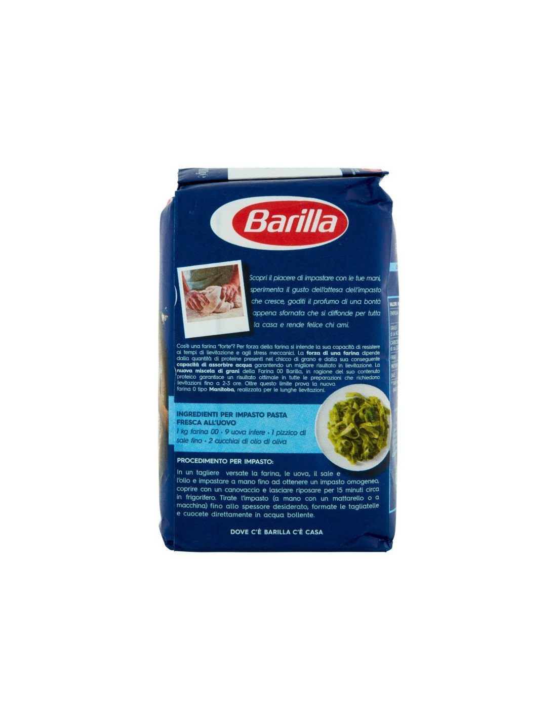 Barilla 00 Wheat Flour Perfect for Easy Homemade Pasta Dough