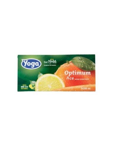 Yoga Fruit Juice Ace - 3 x 200ml - Free shipping delivered to EUROPE and UK