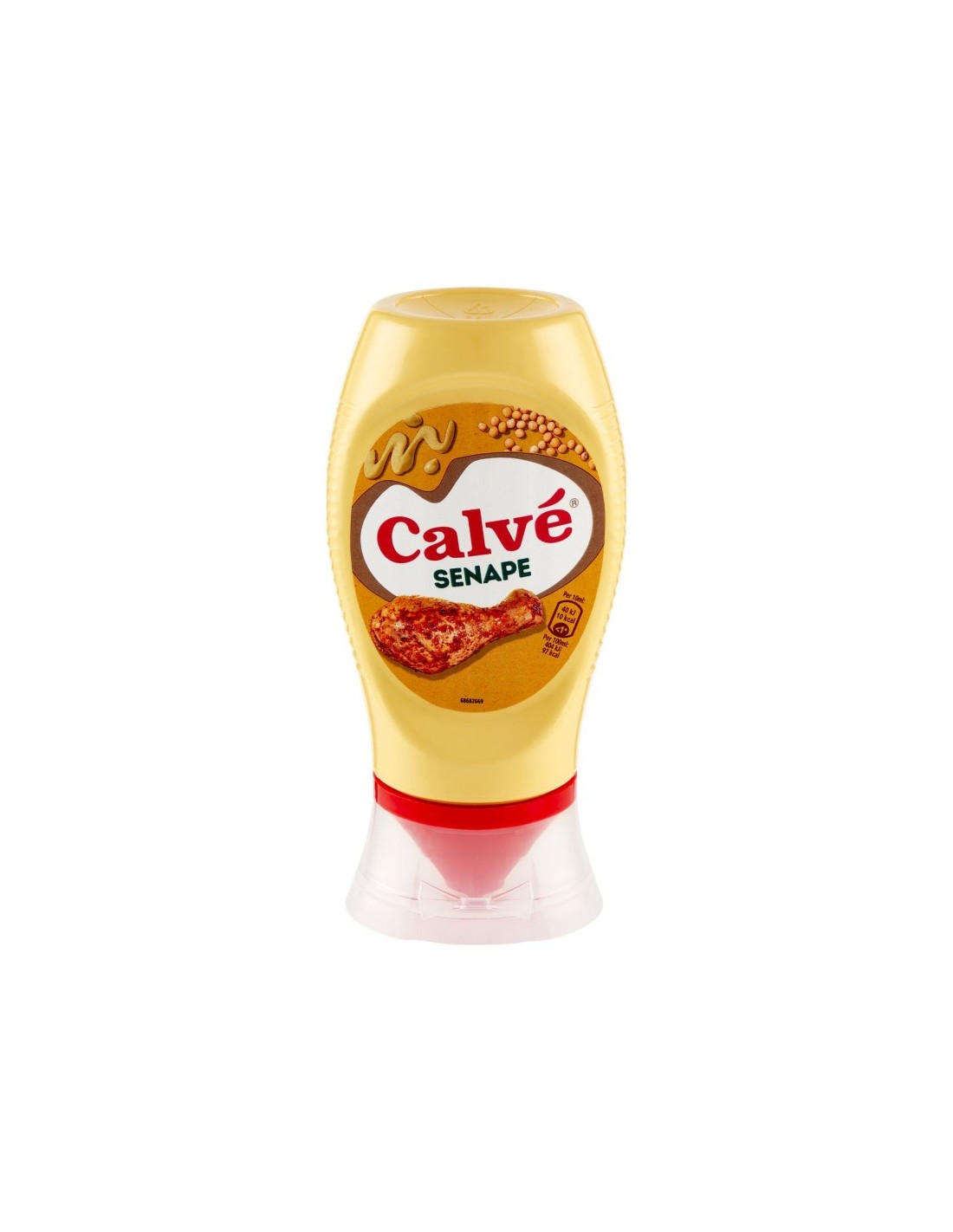 Calve Top Down Senape - 250 gr - Free shipping delivered to EUROPE and UK