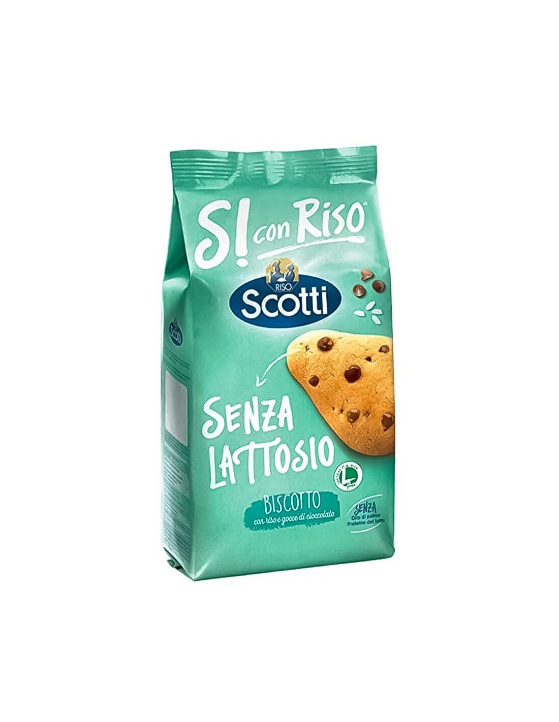 Scotti Biscuits au Riz et Pépites de Chocolat Sans Lactose - 350 gr ...