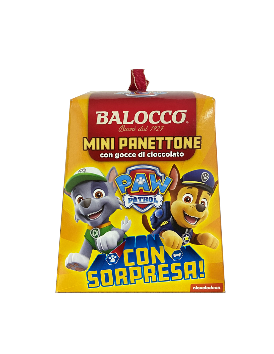 Balocco mini panettone paw patrol + surprise - 100gr - Free shipping ...