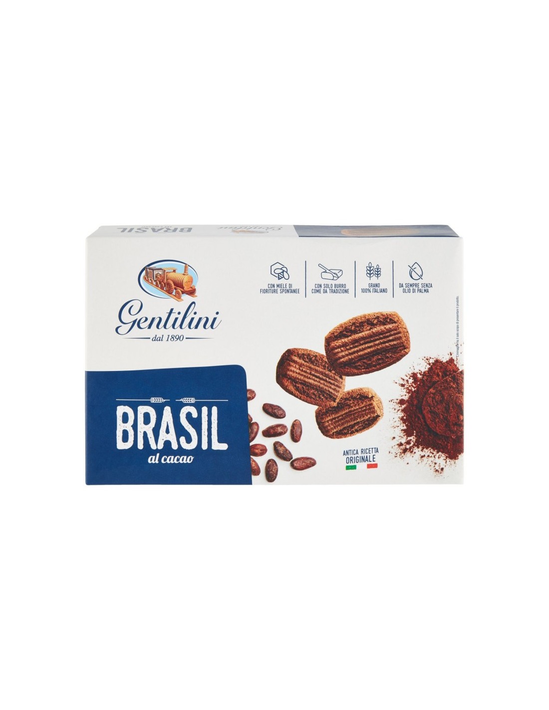 Gentilini Brasil cocoa cookies - 250 gr - Free shipping delivered to ...