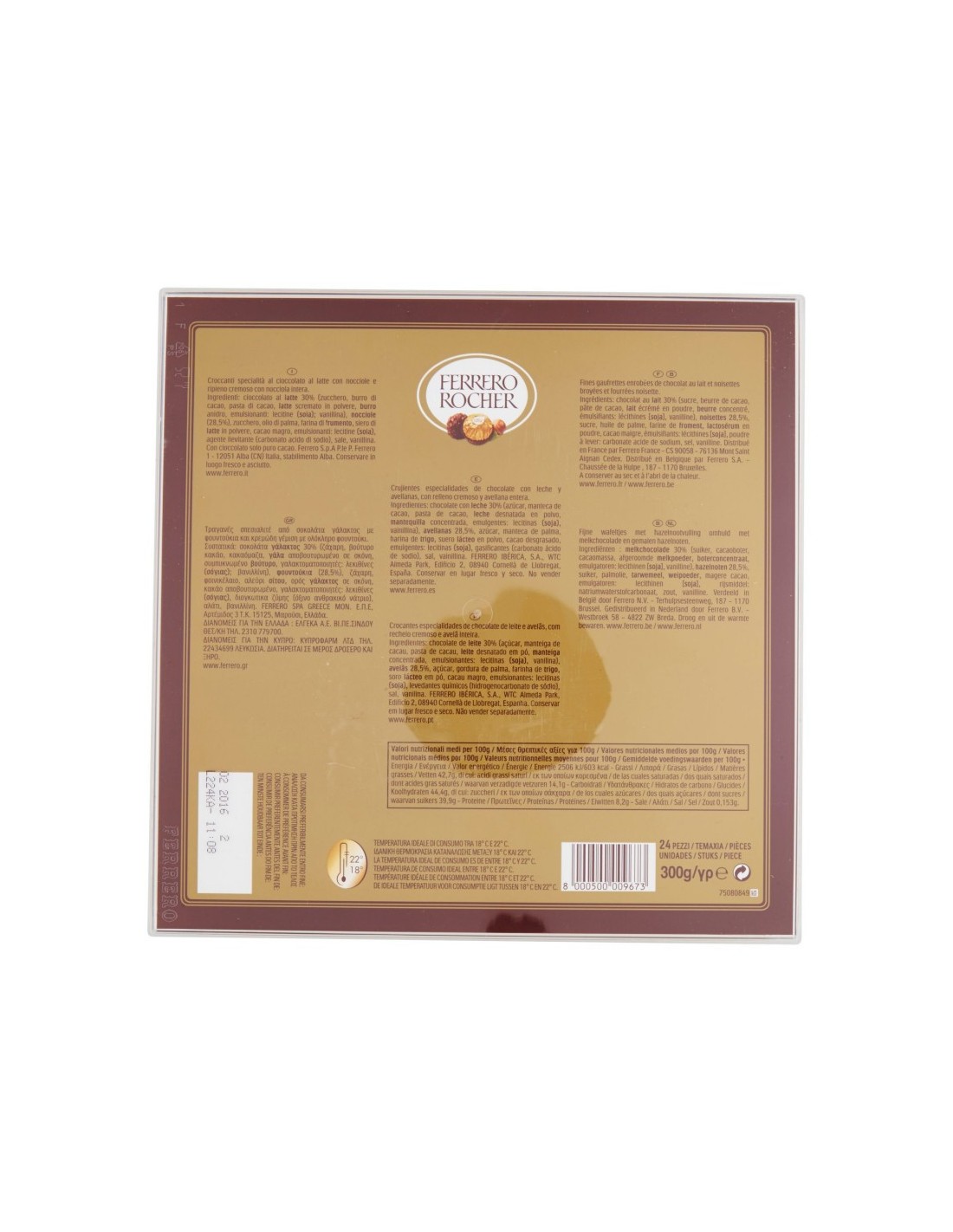 Ferrero Rocher verpakking van 24 stuks - 300 gr - Gratis verzending ...