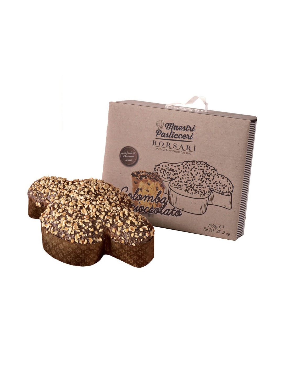 Borsari Colomba Gran Cioccolato Box - 1 kg - Spedizione gratuita ...