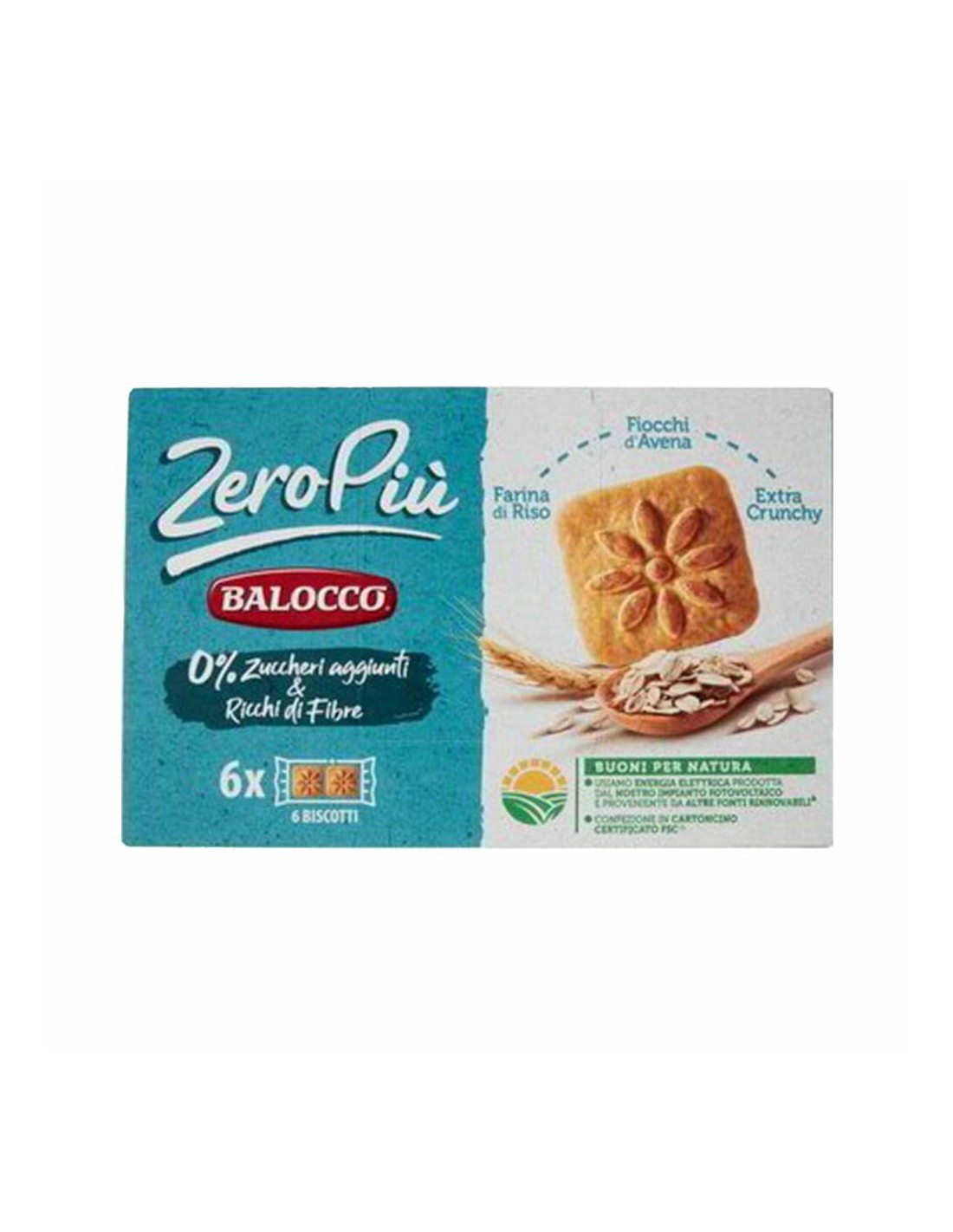 Balocco Frollini ZeroPiu Sugar-Free Biscuits for Health