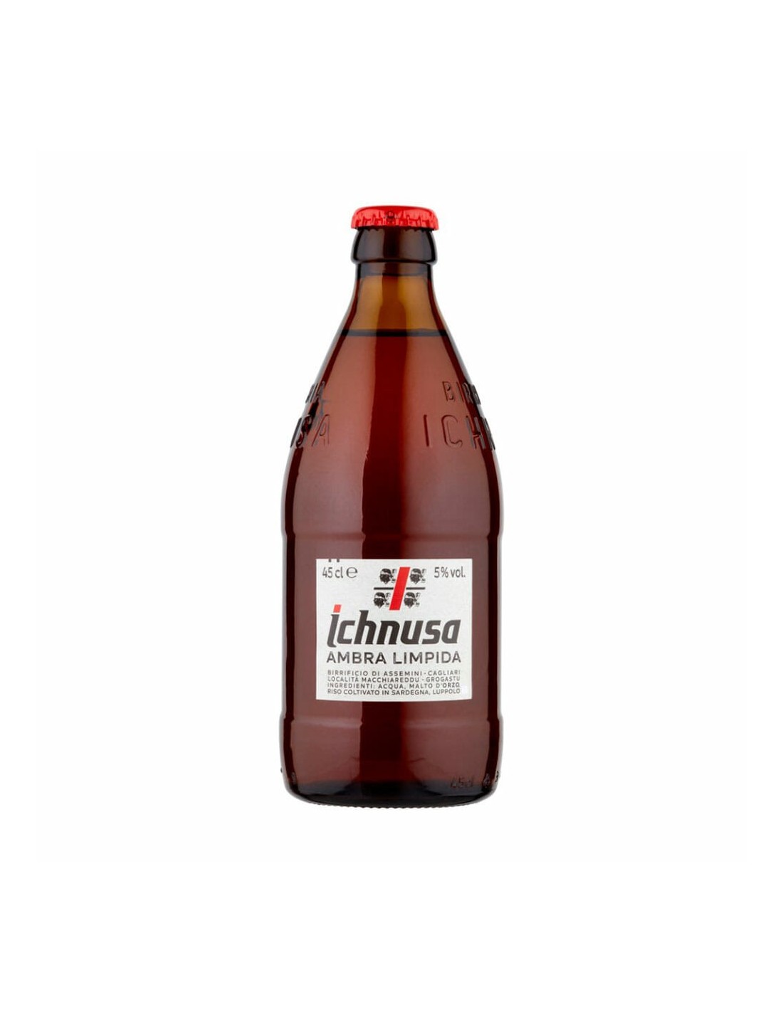 Ichnusa Amber Clear Beer - 45 cl - Free shipping delivered to EUROPE and UK