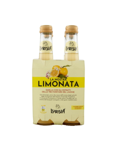 Lurisia Limonade - 4 x 275 ml - Free shipping delivered to EUROPE and UK