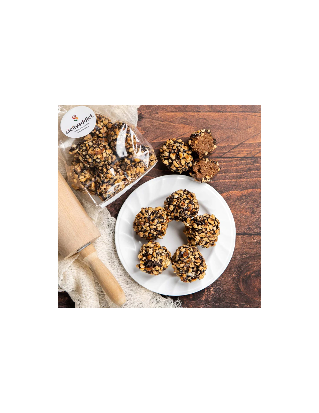Sicilyaddict Bacetti hazelnut pastries - 250 gr - Free shipping ...