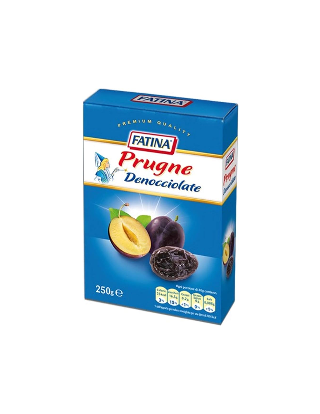 Fatina Pitted plums - 250 gr - Free shipping delivered to EUROPE and UK