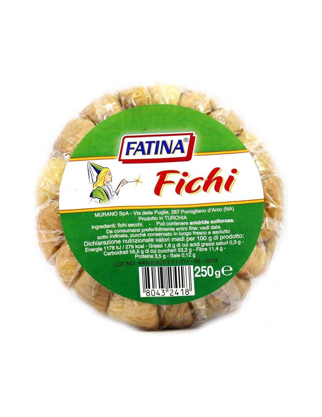 Fatina Crown figs - 250 gr - Free shipping delivered to EUROPE and UK