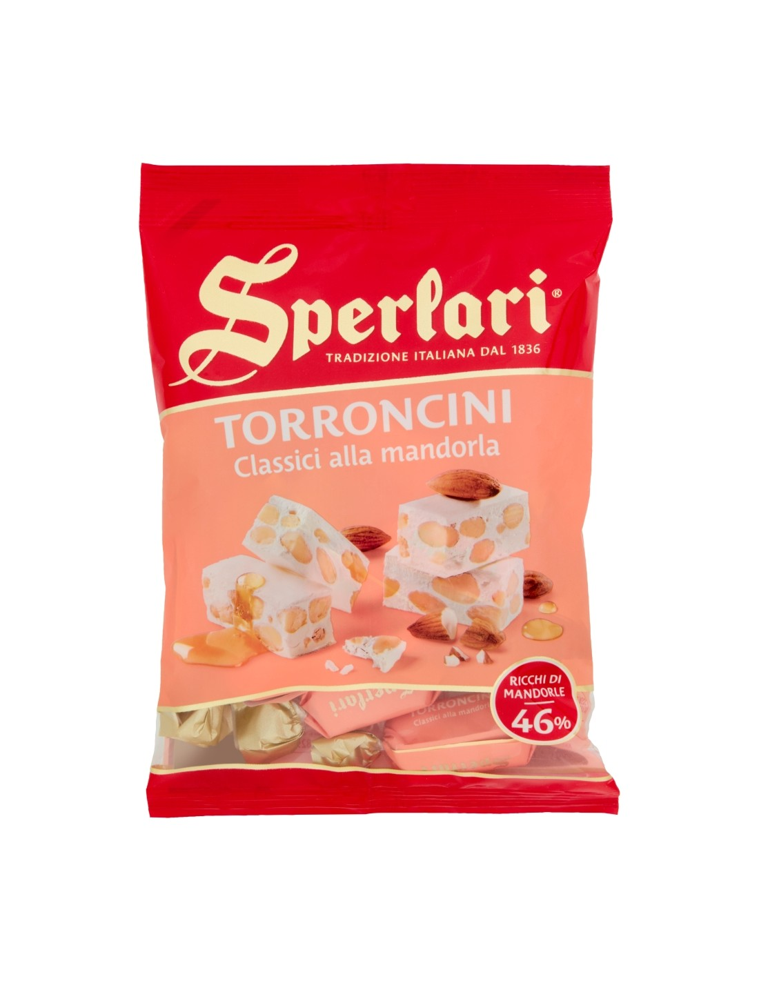 Sperlari Classic nougat with almonds 46% - 117 Gr - Free shipping ...
