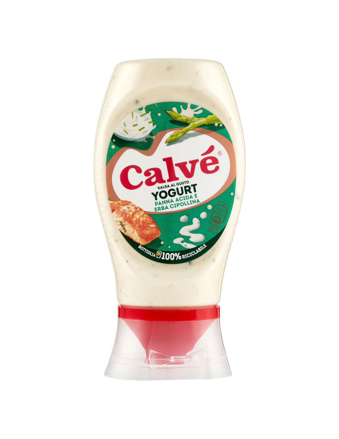 Calve' Salsa Yogurt Panna acida e Erba Cipollina - 250 ml - Spedizione ...