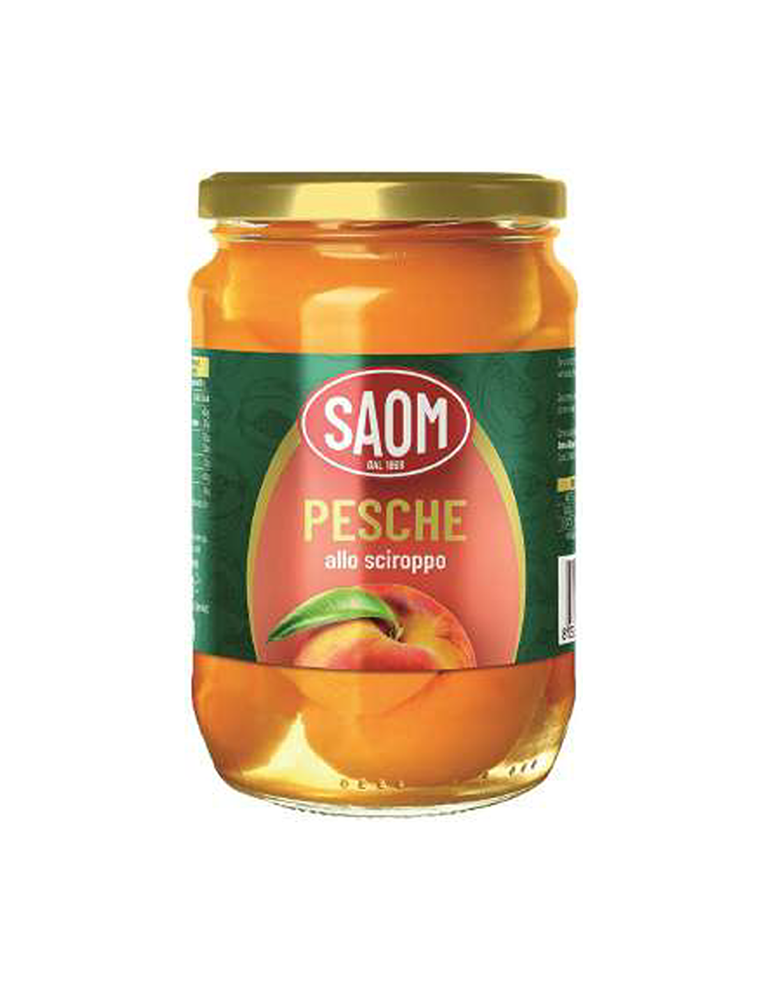 Saom Pêches au sirop - 700 gr - Livraison gratuite en EUROPE et au Royaume-Uni