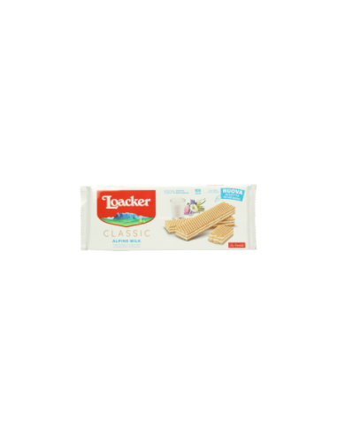 Loacker Wafer Milk - 175 gr - Free shipping delivered to EUROPE and UK