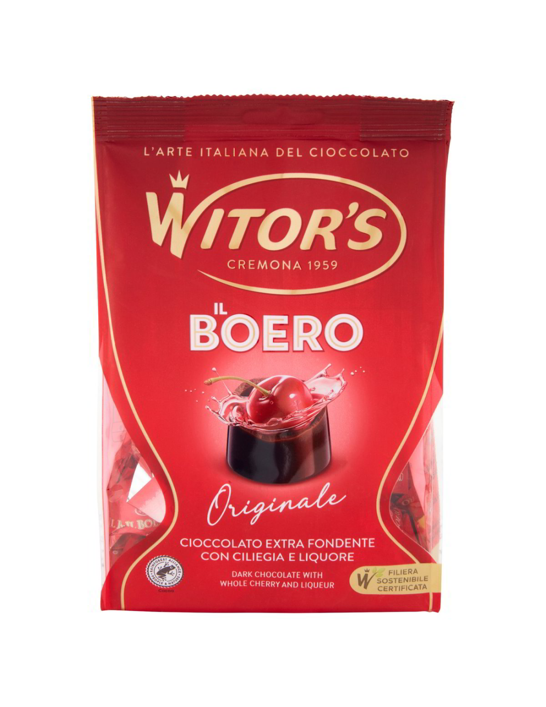 Witor's Boero chocolate - 250 gr - Free shipping delivered to EUROPE and UK