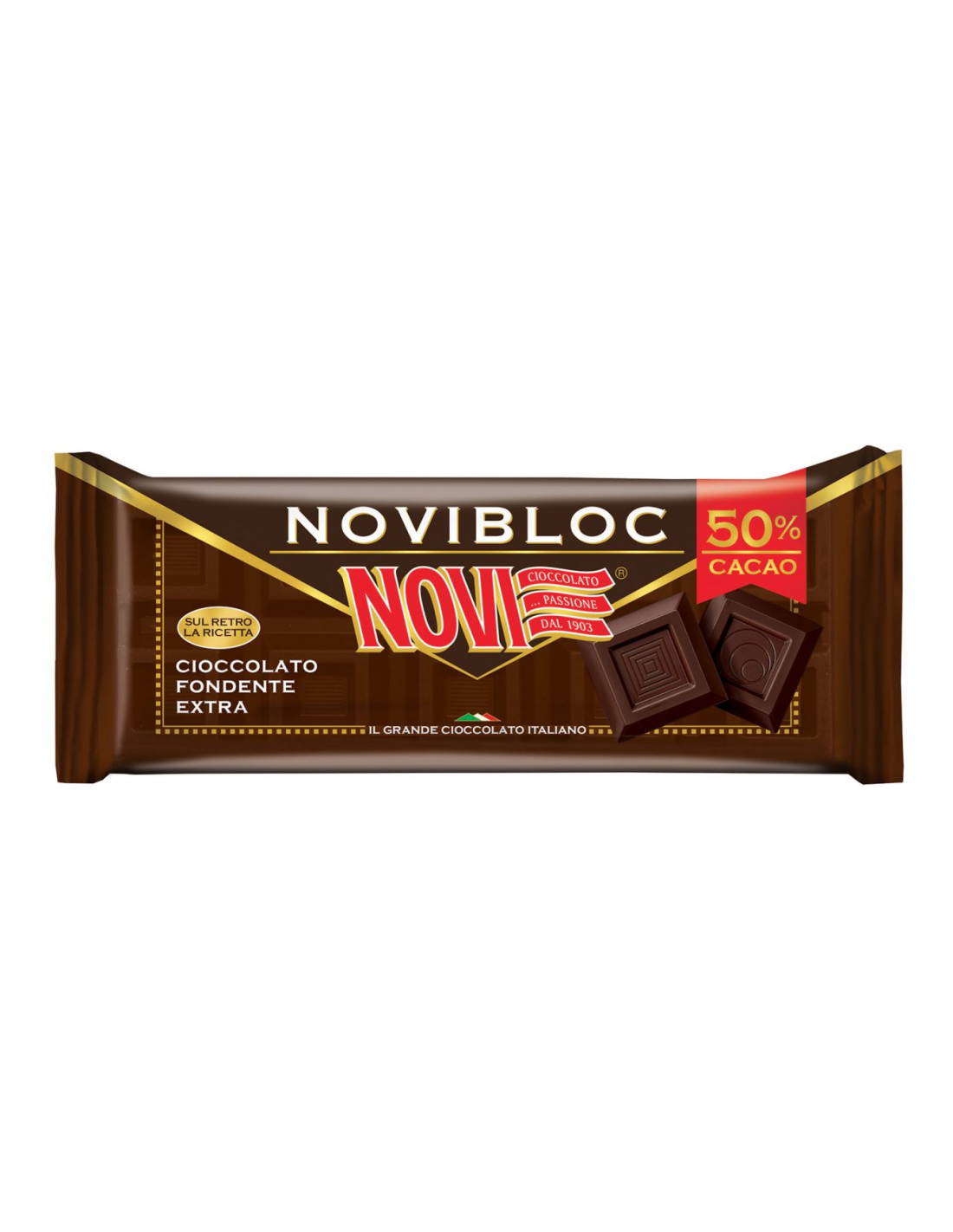 Novi Novibloc extra dark chocolate 50% - 150 gr - Free shipping ...
