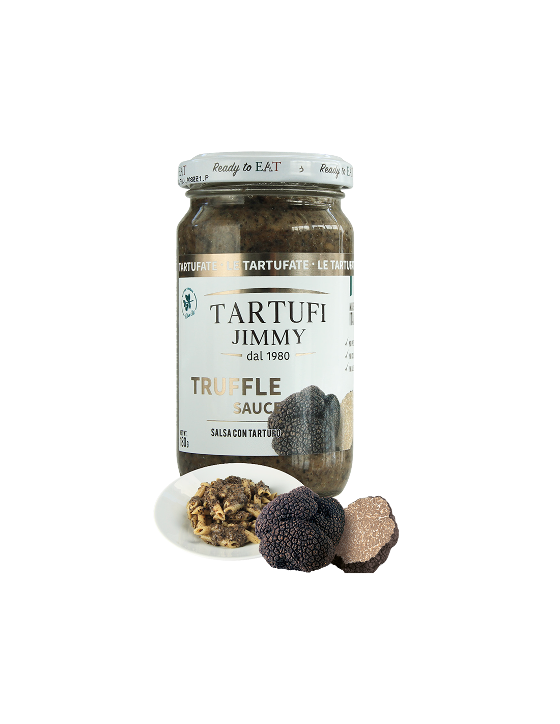 Tartufi Jimmy Sugo con Tartufo - 180 gr - Spedizione gratuita consegnata in EUROPA e UK