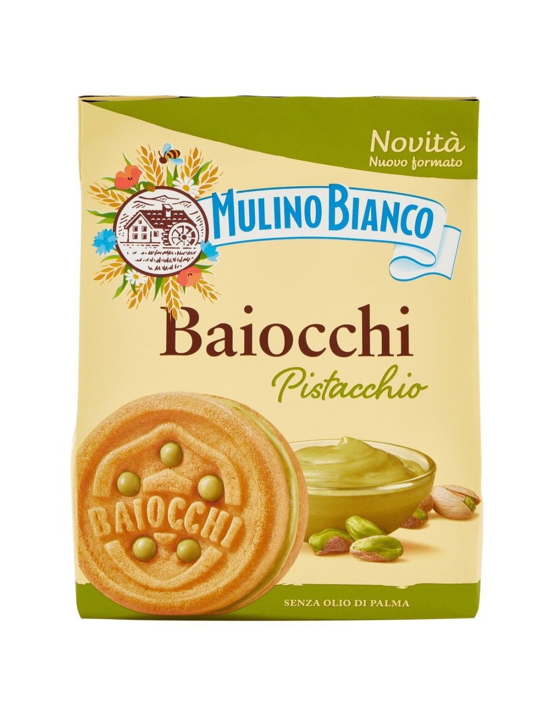 Mulino Bianco Baiocchi with pistachio - 240 gr - Free shipping ...