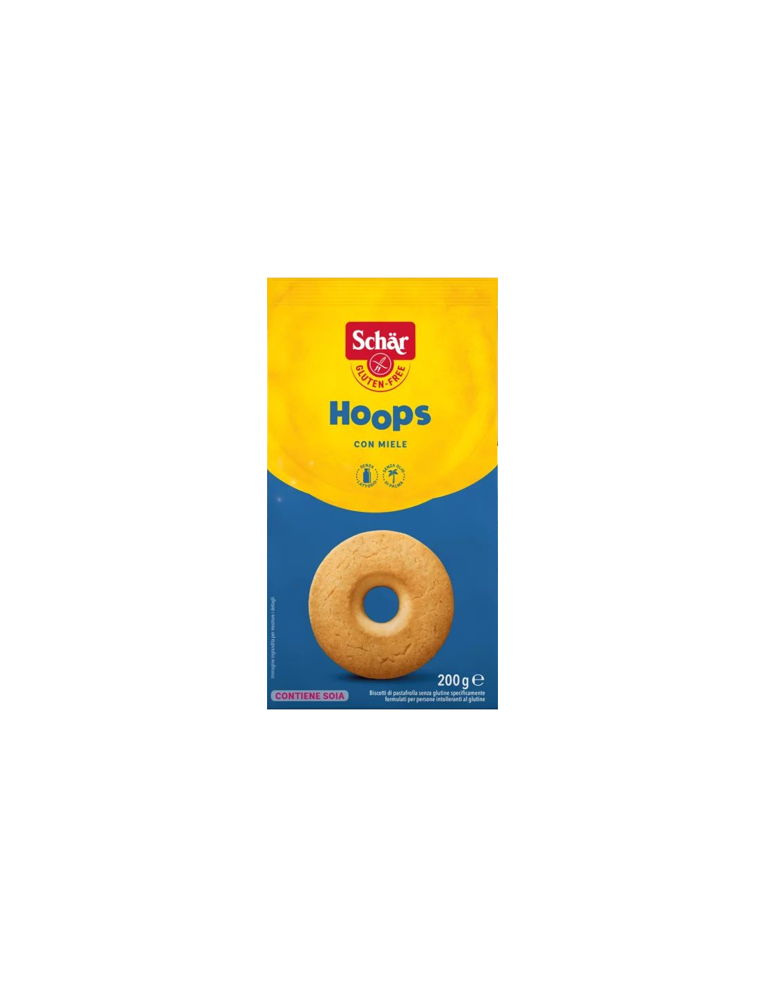 Schar Gluten-free Hoops honey biscuits - 200 gr - Free shipping ...