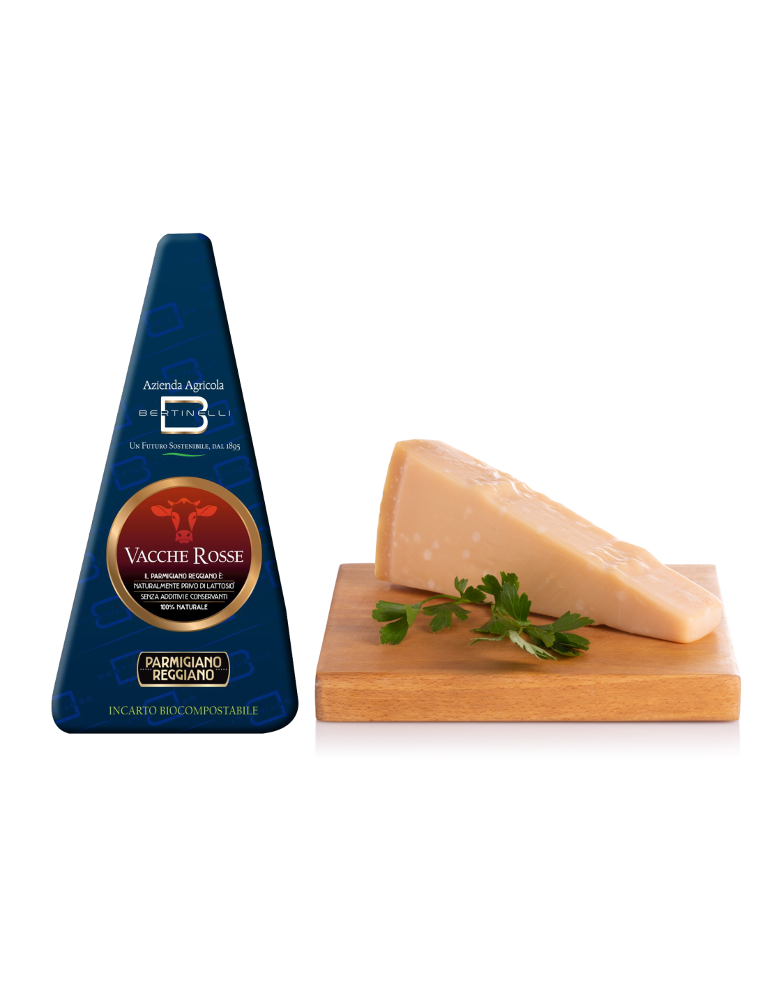 Bertinelli Parmigiano Reggiano red cows 24 months - 300 gr - Free ...