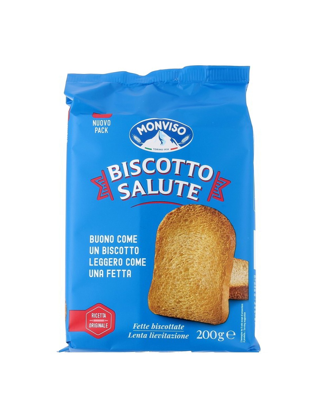 Monviso Biscotto della Salute fette biscottate - 200 gr - Spedizione ...