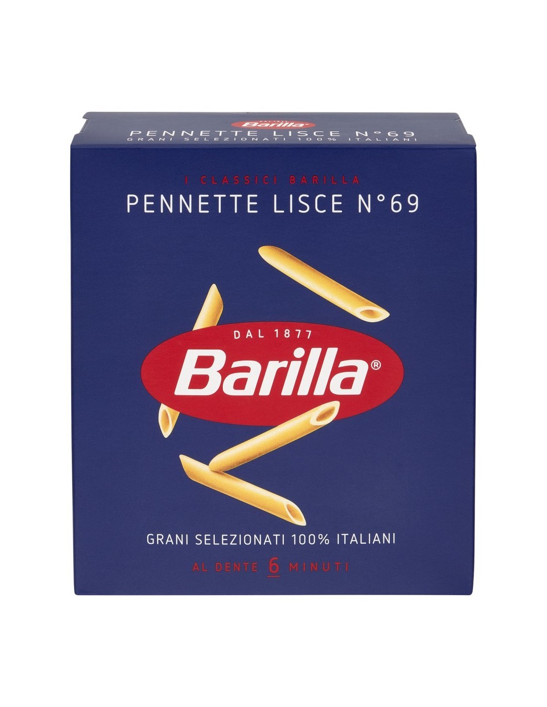 Barilla 69 Pennette Lisce - 500 gr - Free shipping delivered to EUROPE ...