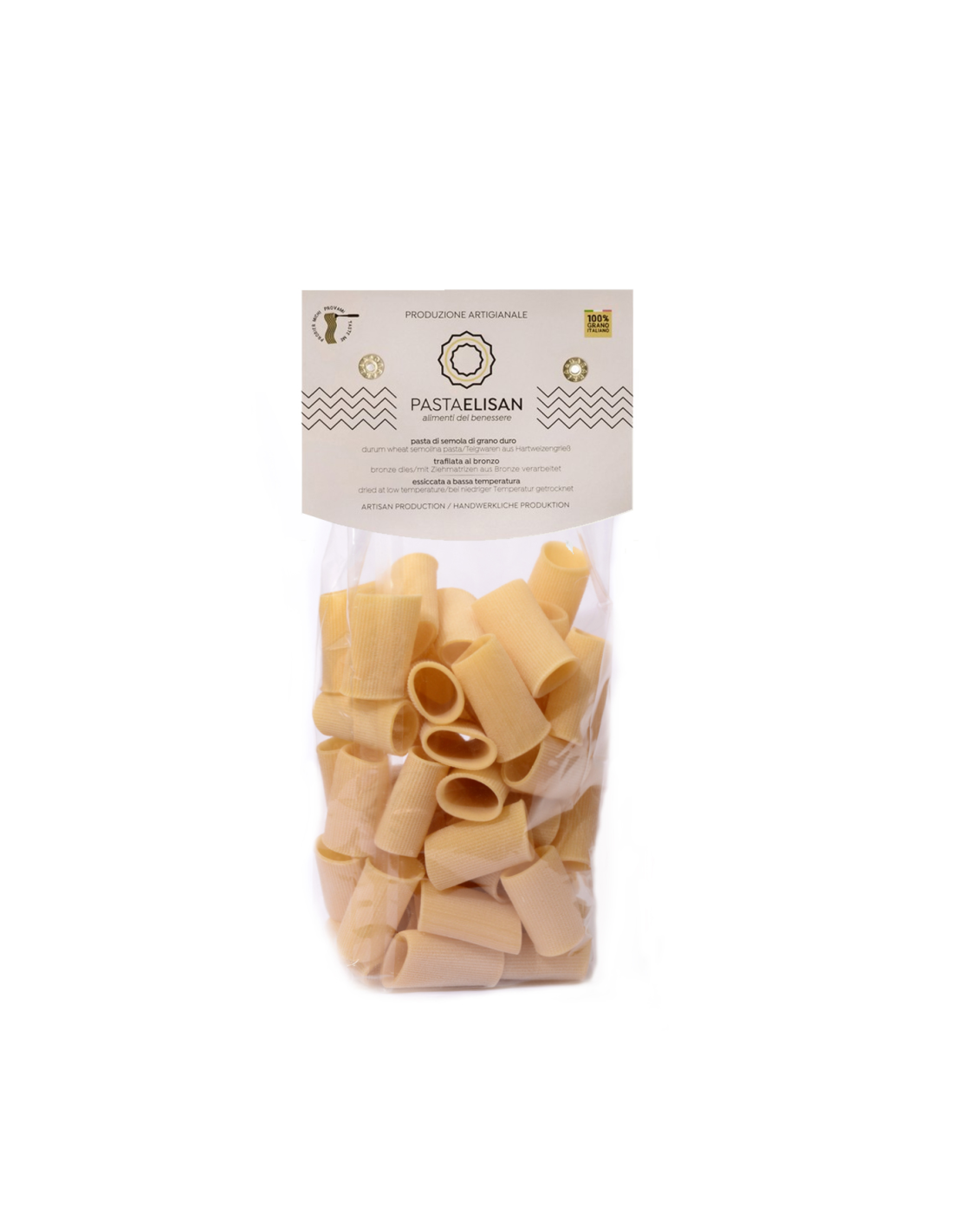 Pastaelisan Artisanal Paccheri Rigati Pasta - 500 g - Free shipping ...