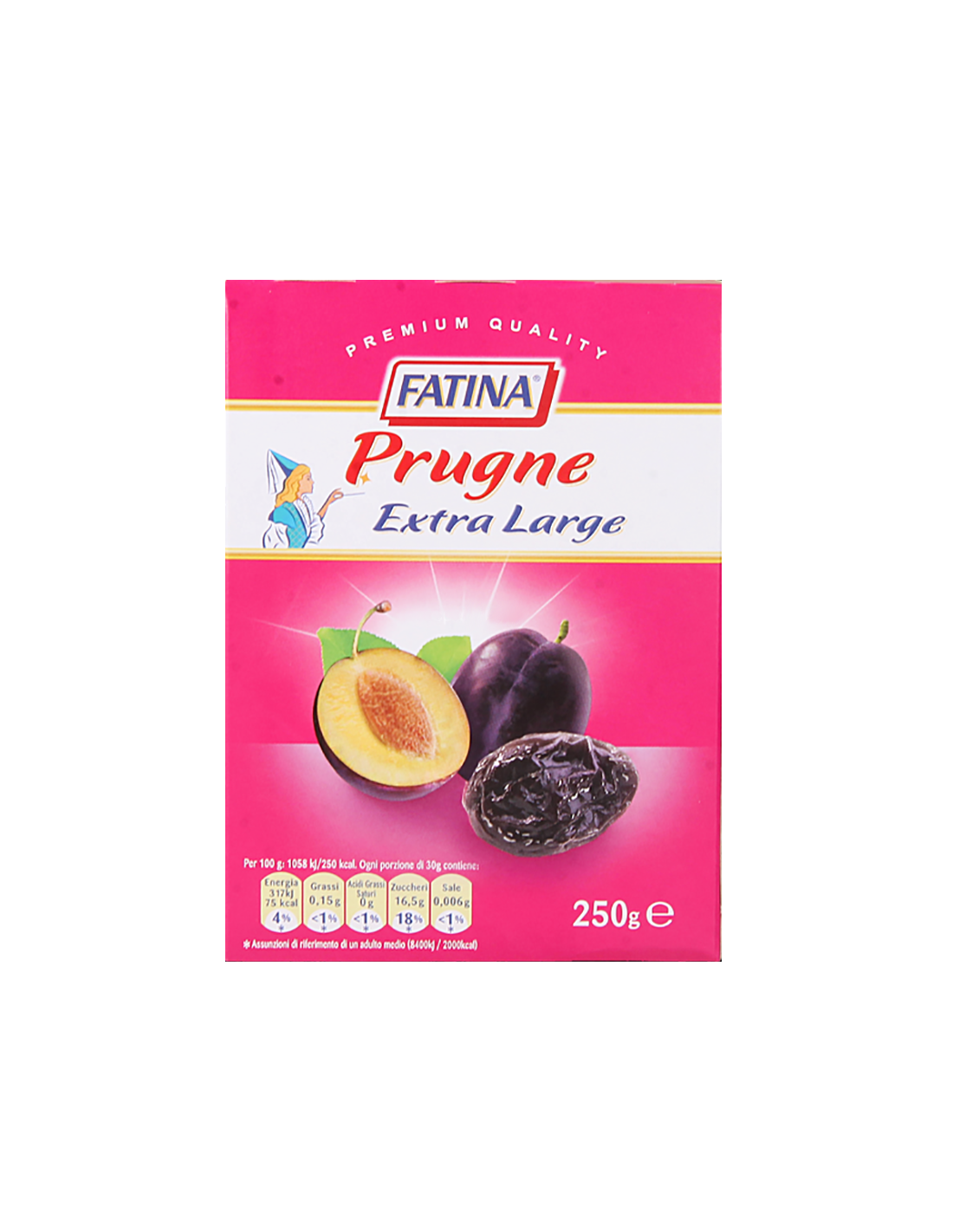 Fatina Extra Large Prunes - 250 g - Free shipping delivered to EUROPE ...