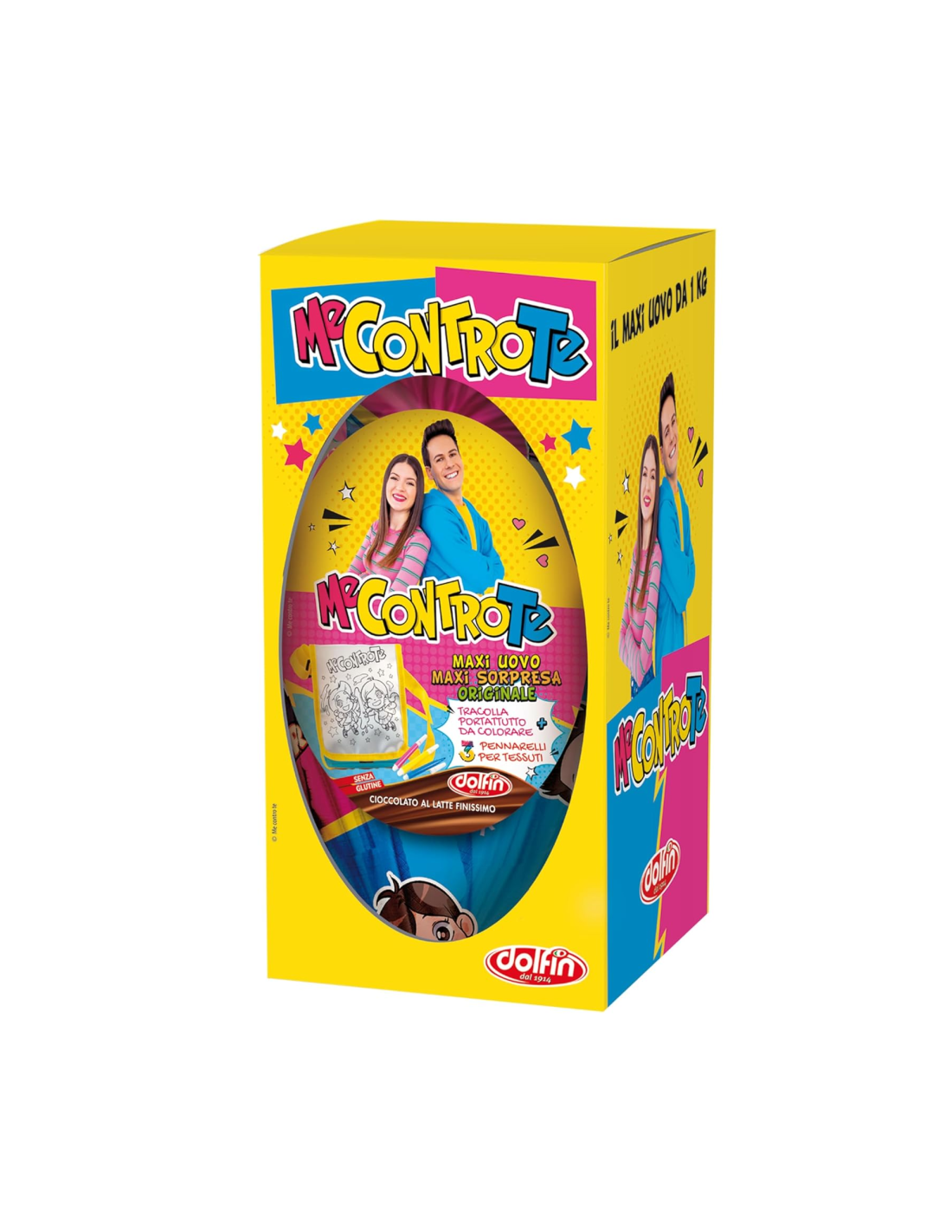Dolfin Easter Egg Me Contro Te Box - 1 kg - Free shipping delivered to ...