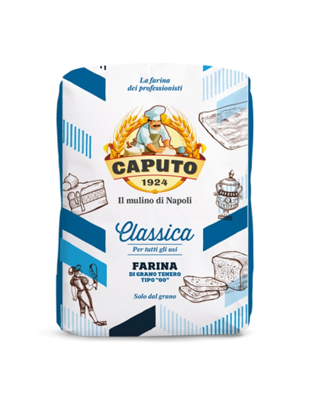 Caputo 00 Classic Flour "00" - 5 kg - Free shipping delivered to EUROPE ...