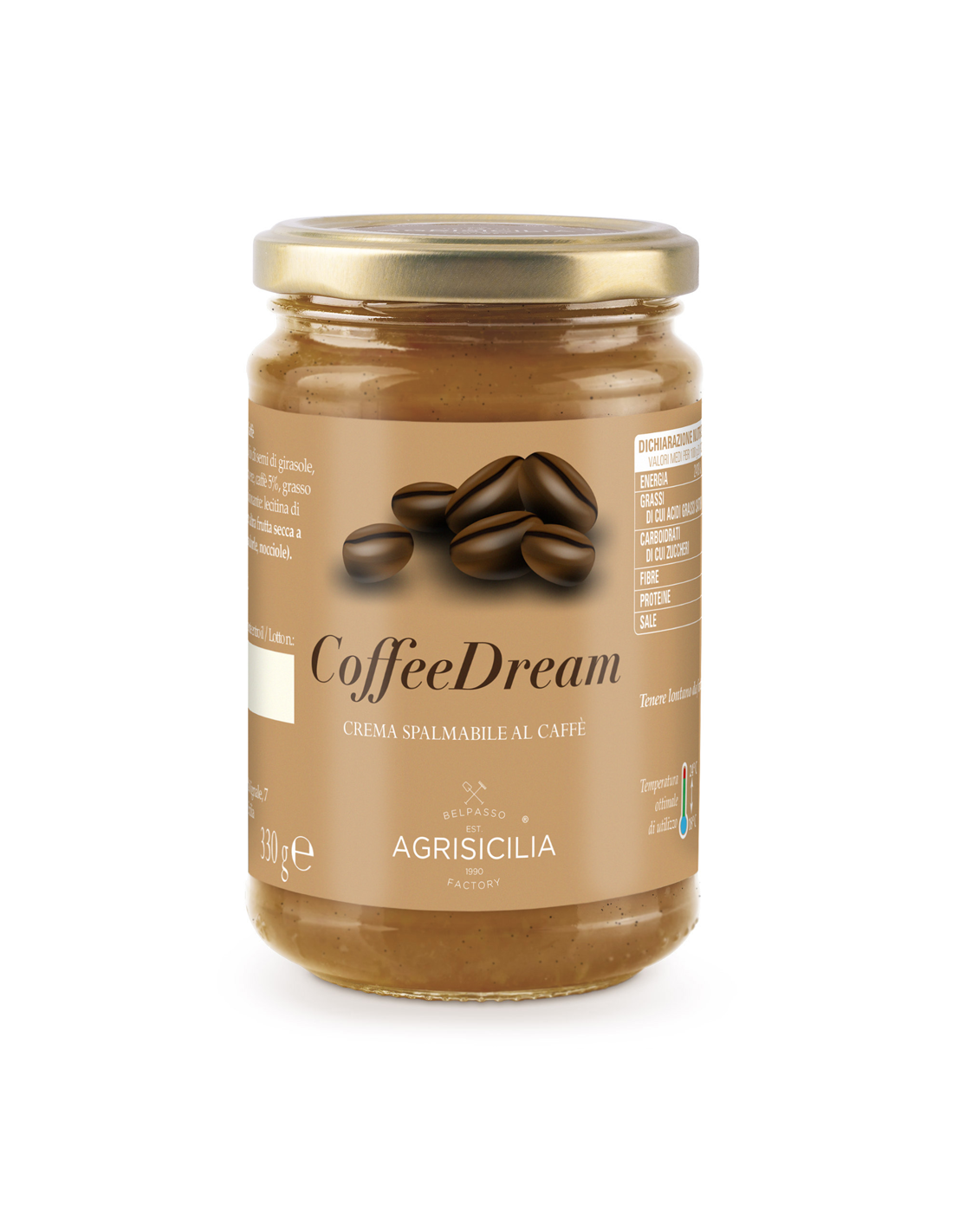 Agrisicilia Coffee Dream Crema Caffè Artigianale per Dolci Pause.