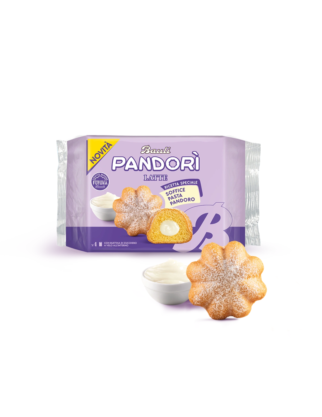 Bauli Pandorì Milk Cream Softness Authentic Flavor in Every Bite