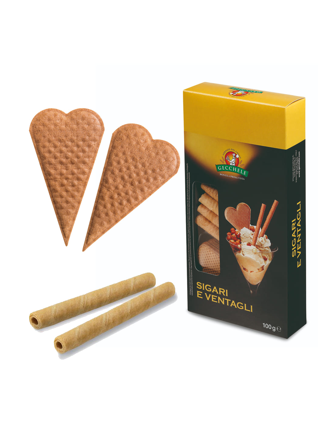 Gecchele Wafers Add Italian Artisan Elegance Crunch to Desserts