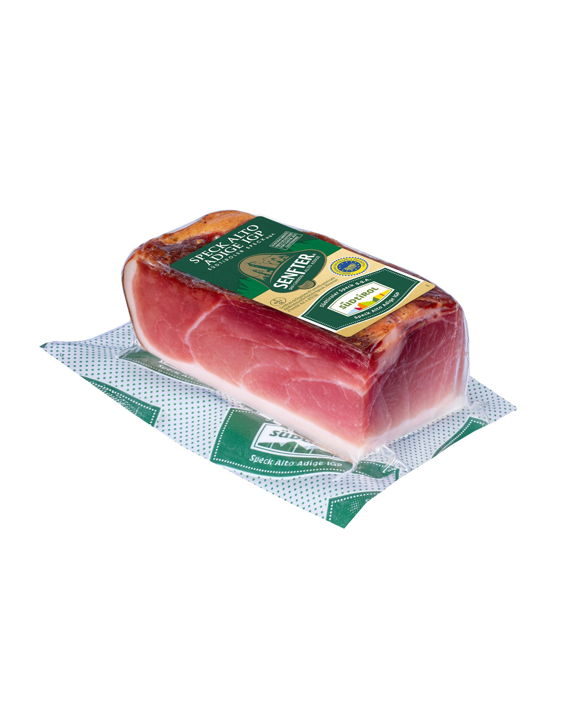 Senfter Speck Alto Adige PGI Smoked, Aromatic Versatile Cured Meat