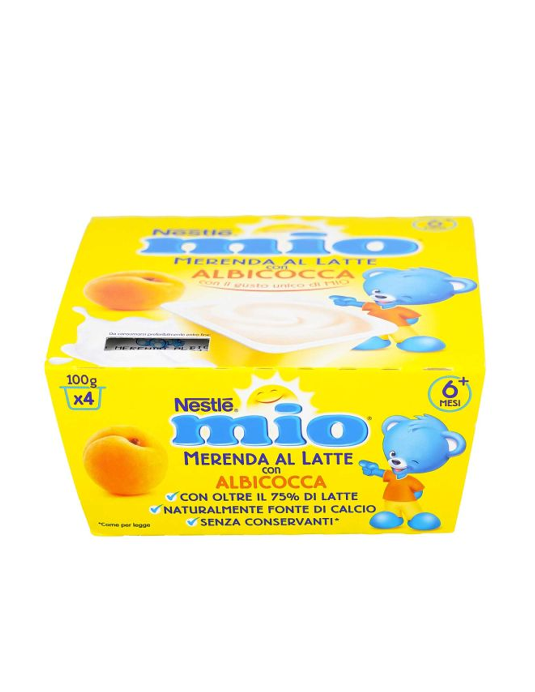 Nestlè Mio Apricot Milk Snack Delicious Treat for Kids Adults