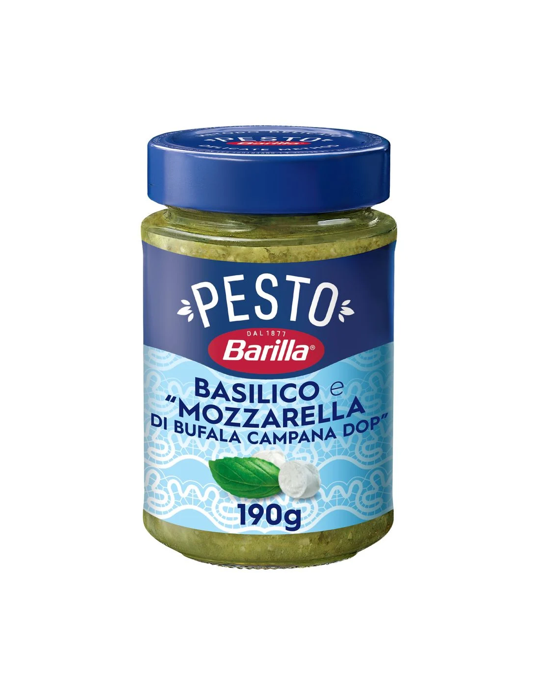 Barilla Basil Pesto with Buffalo Mozzarella Authentic Italian Flavor