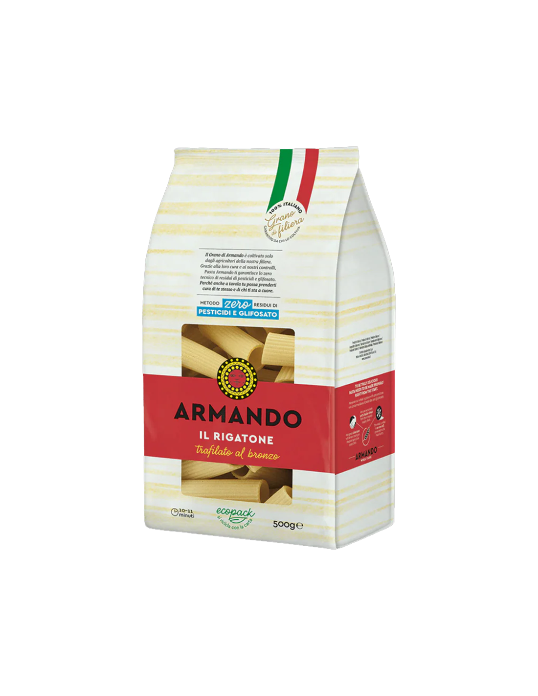 Rigatoni Pasta Armando au Bronze Idéale pour Sauces Riches et Cuisson ...