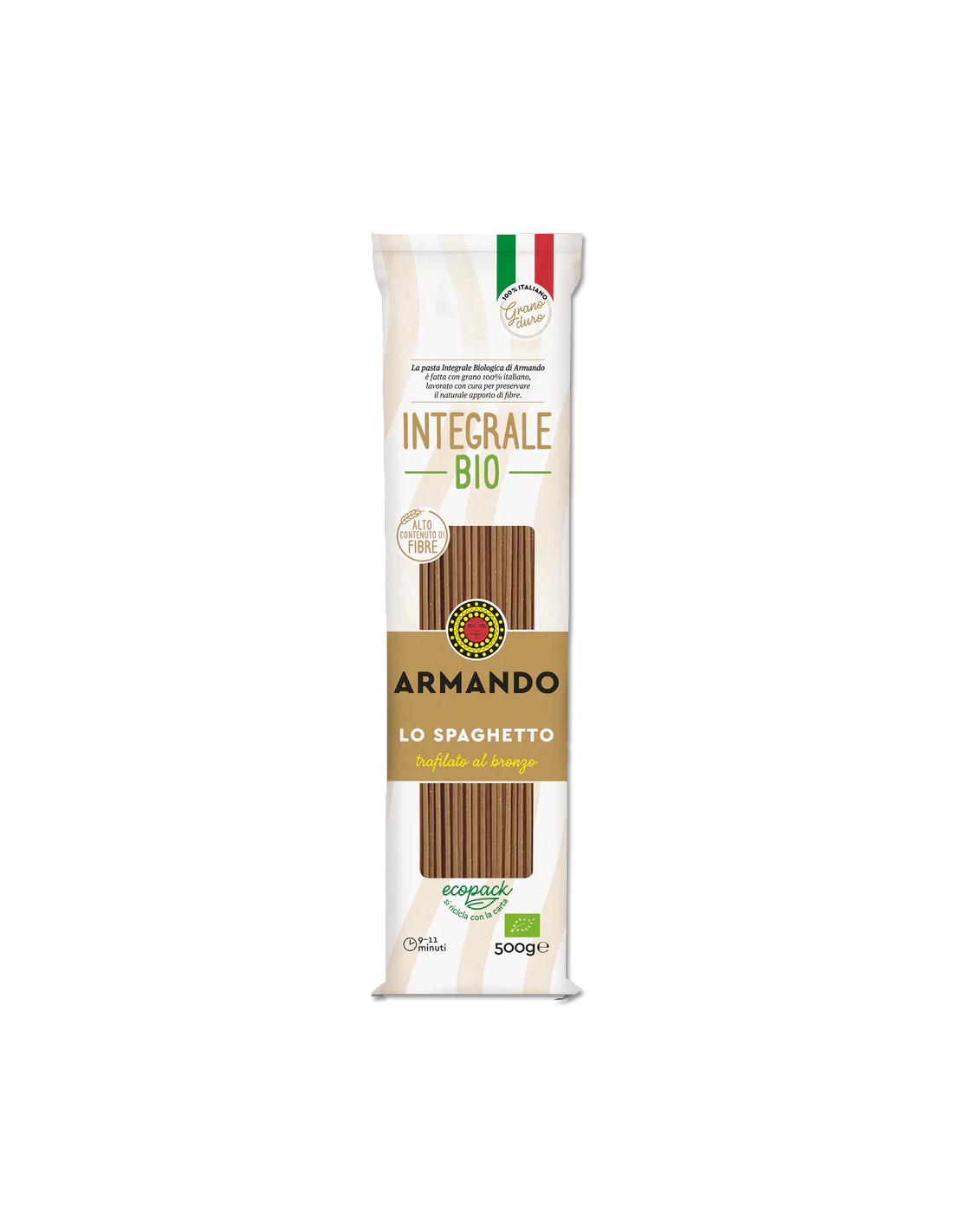 BioVollkornspaghetti Pasta Armando Authentisch, Gesund Saucebindend