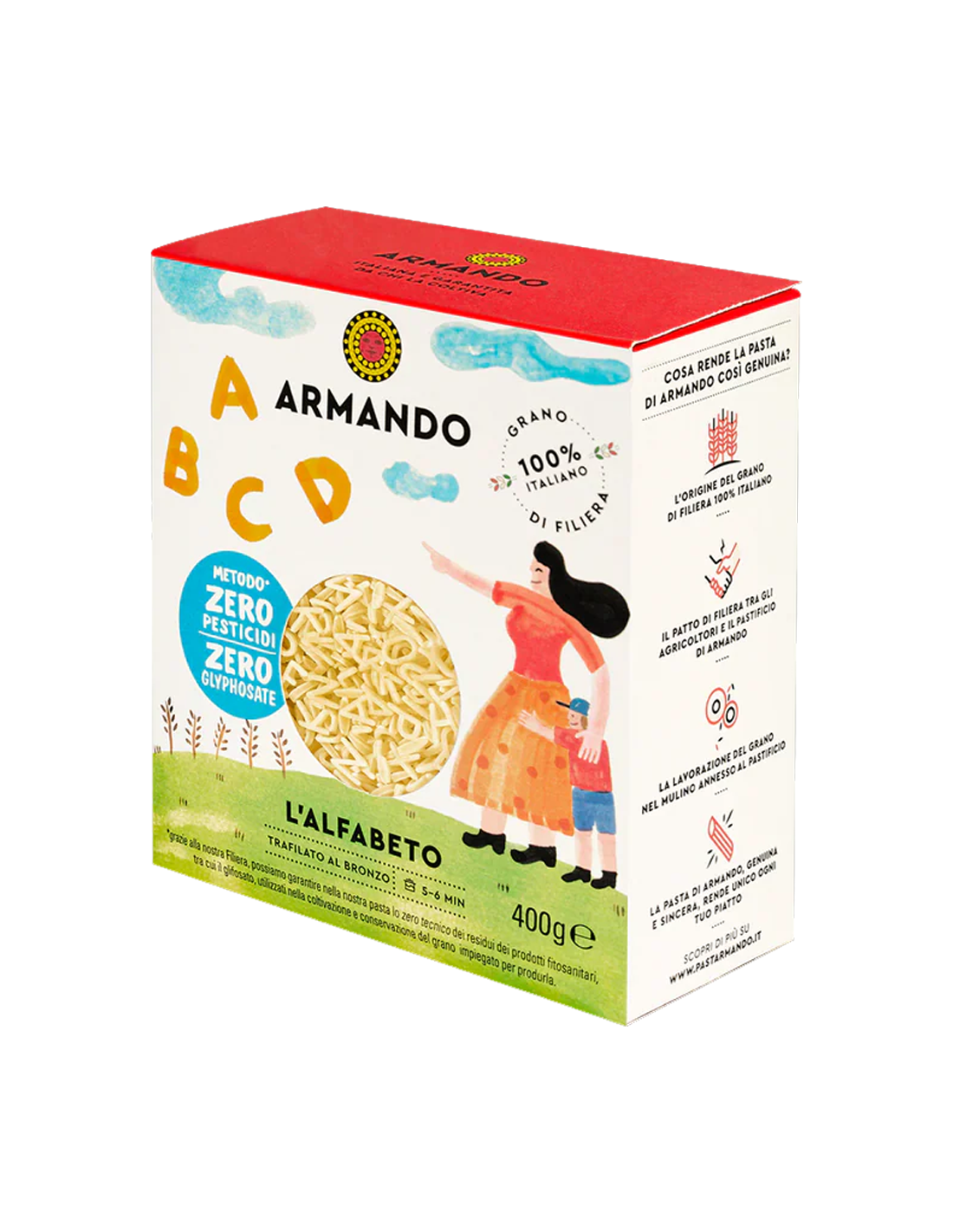 Armandos Bronsgetrokken Alfabet Pasta Perfecte Smaak en Textuur voor ...