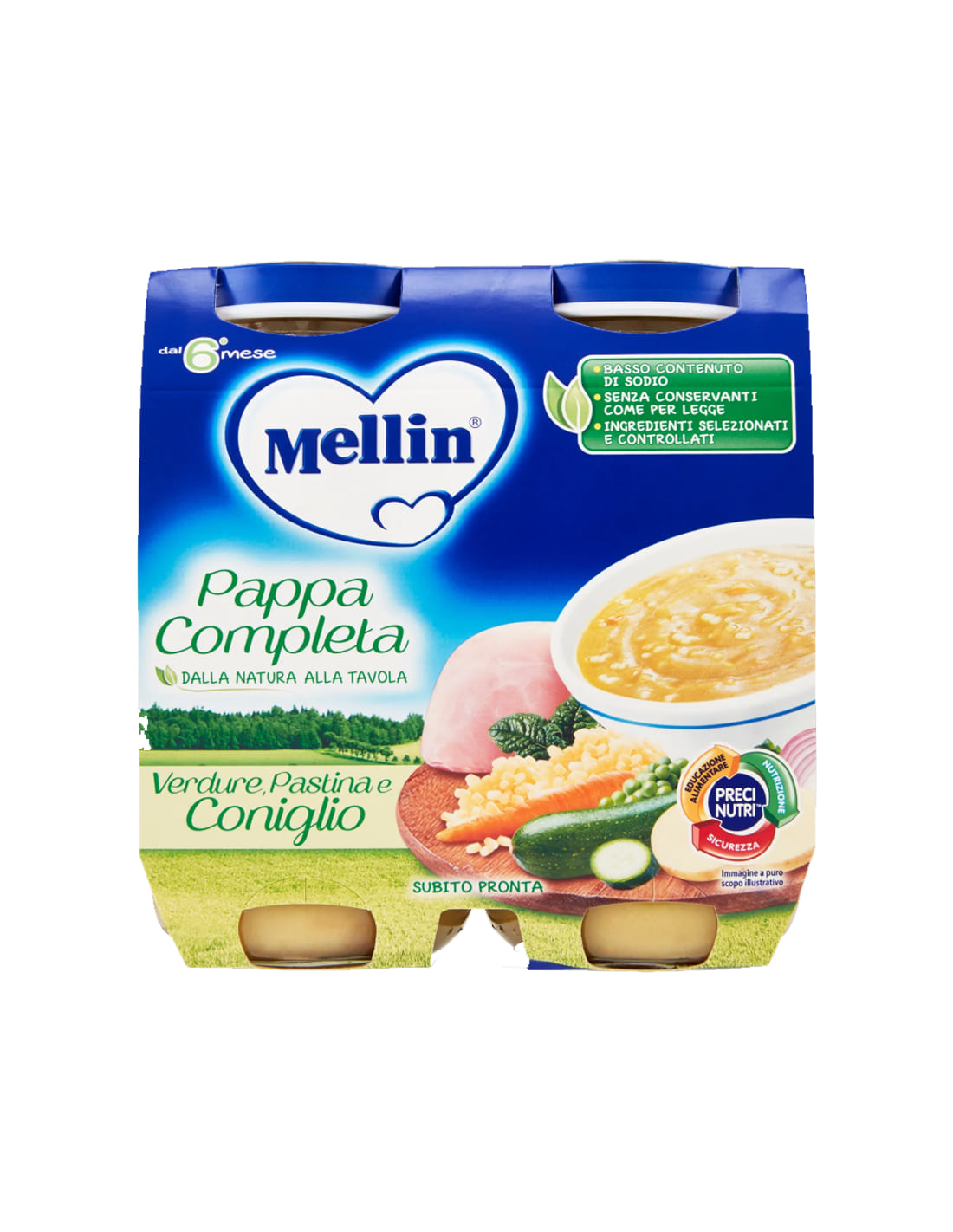 Mellin Baby Meal NutrientRich Rabbit, Pasta, Veggie Blend for Easy ...