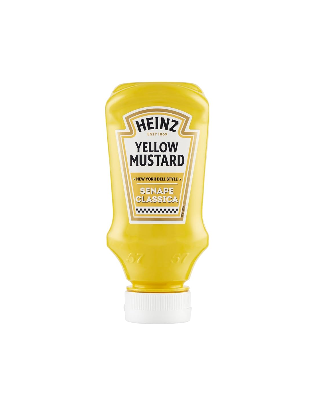 Heinz Yellow Mustard Gusto Intenso per Barbecue e Sandwich