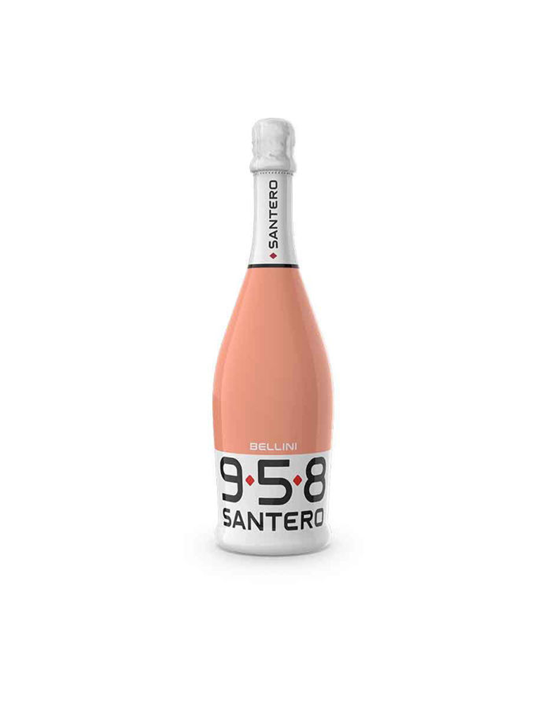 Santero 958 Bellini Sparkling Wine with Balanced Sweetness Peach Aroma
