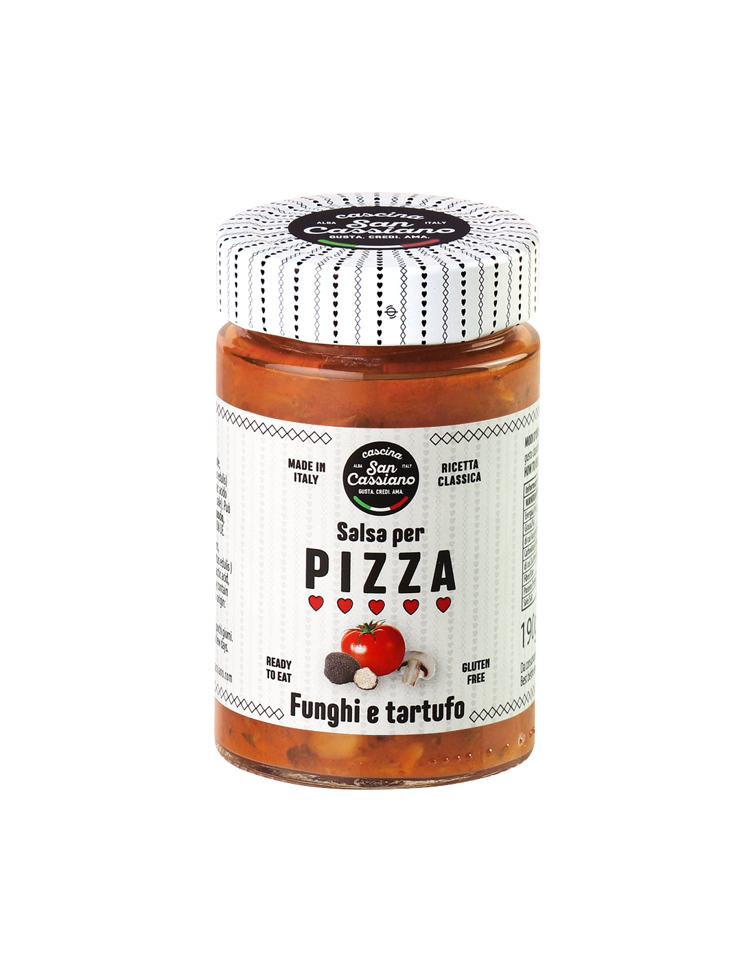 Salsa Pizza San Cassiano Gusto Funghi e Tartufo per Pizze Uniche